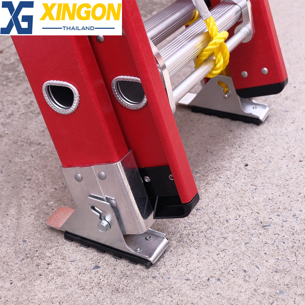 บันไดพาด2ตอนเลื่อน16ฟุต-ไฟเบอร์กลาส XG-127D2x16 - บันไดสไลด์